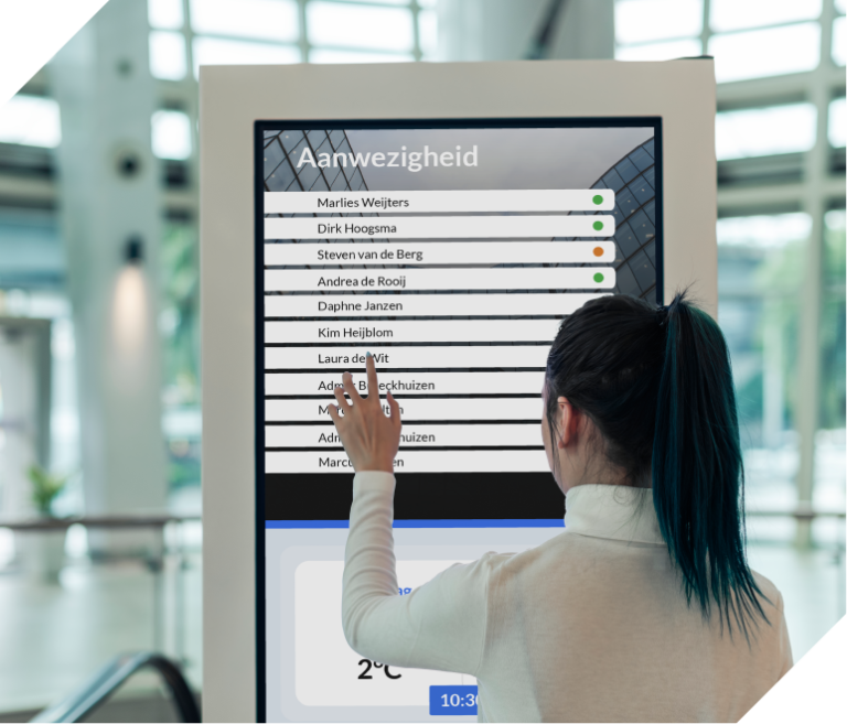 Digitaal aanwezigheidsbord | DPM Signage | Aanwezigheidsbord