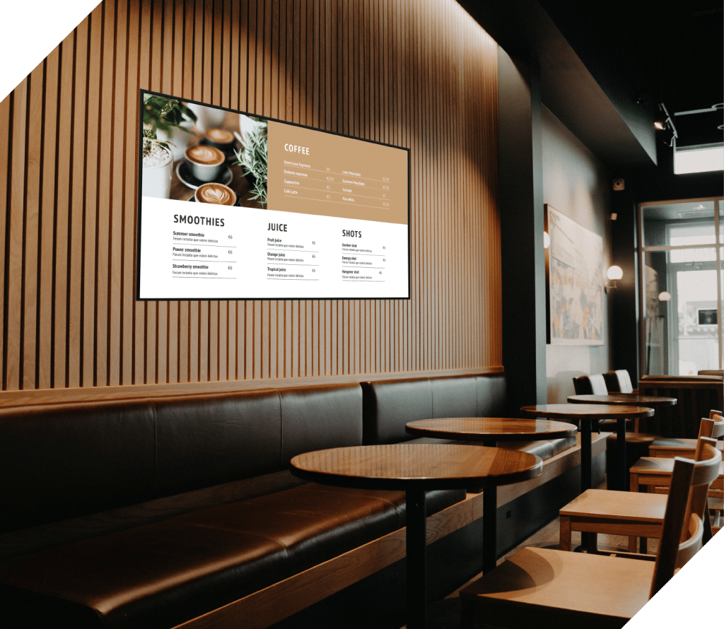 Narrowcasting in horeca | Gratis demo | DPM Signage